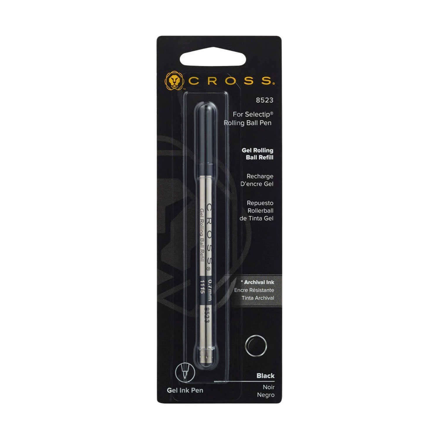 Cross 8523 Black Roller Ball Pen Refill - Medium | Shop Online | Cross ...