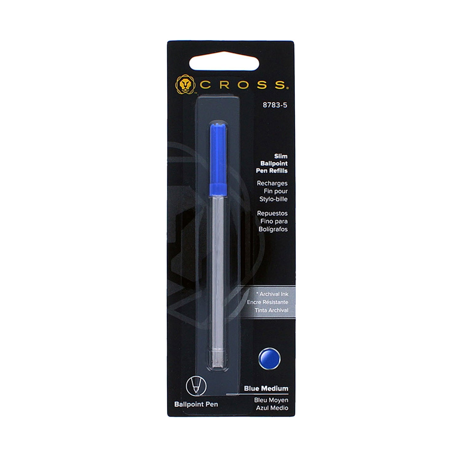 Cross 8783-5 Slim Blue Ball Pen Refill - Medium | Shop Online | Cross ...