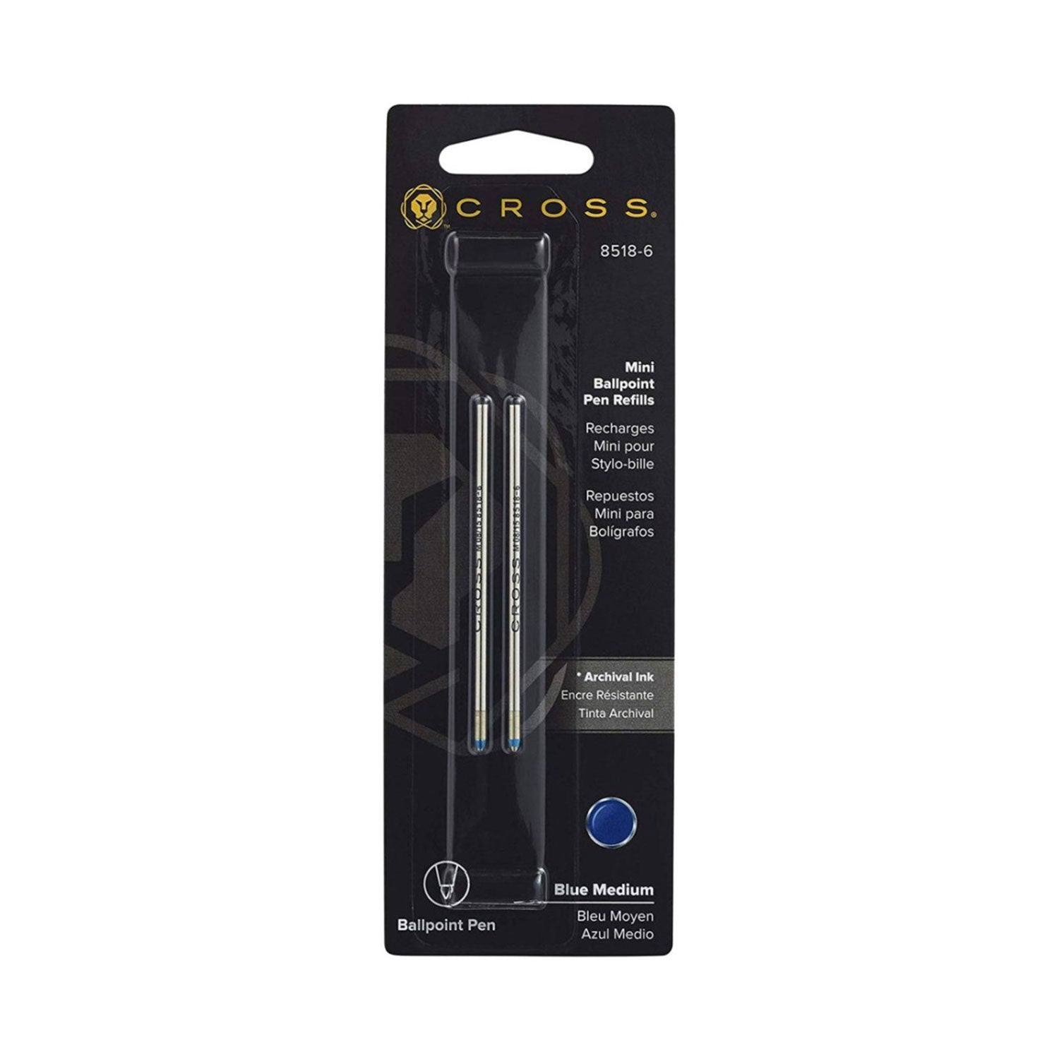 Cross 8518-6 Blue Mini Ball Pen Refill - Medium | Shop Online| Cross ...