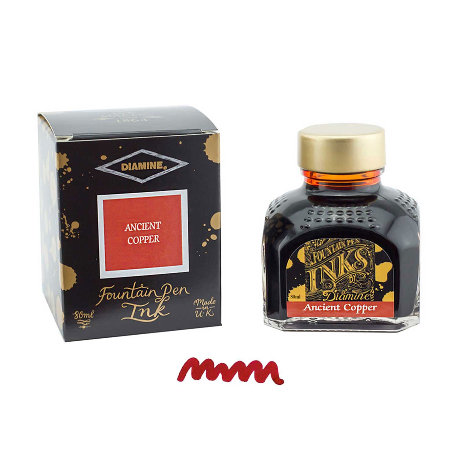 Diamine Ancient Copper Ink - 80ml | Shop Online at Makoba | Diamine