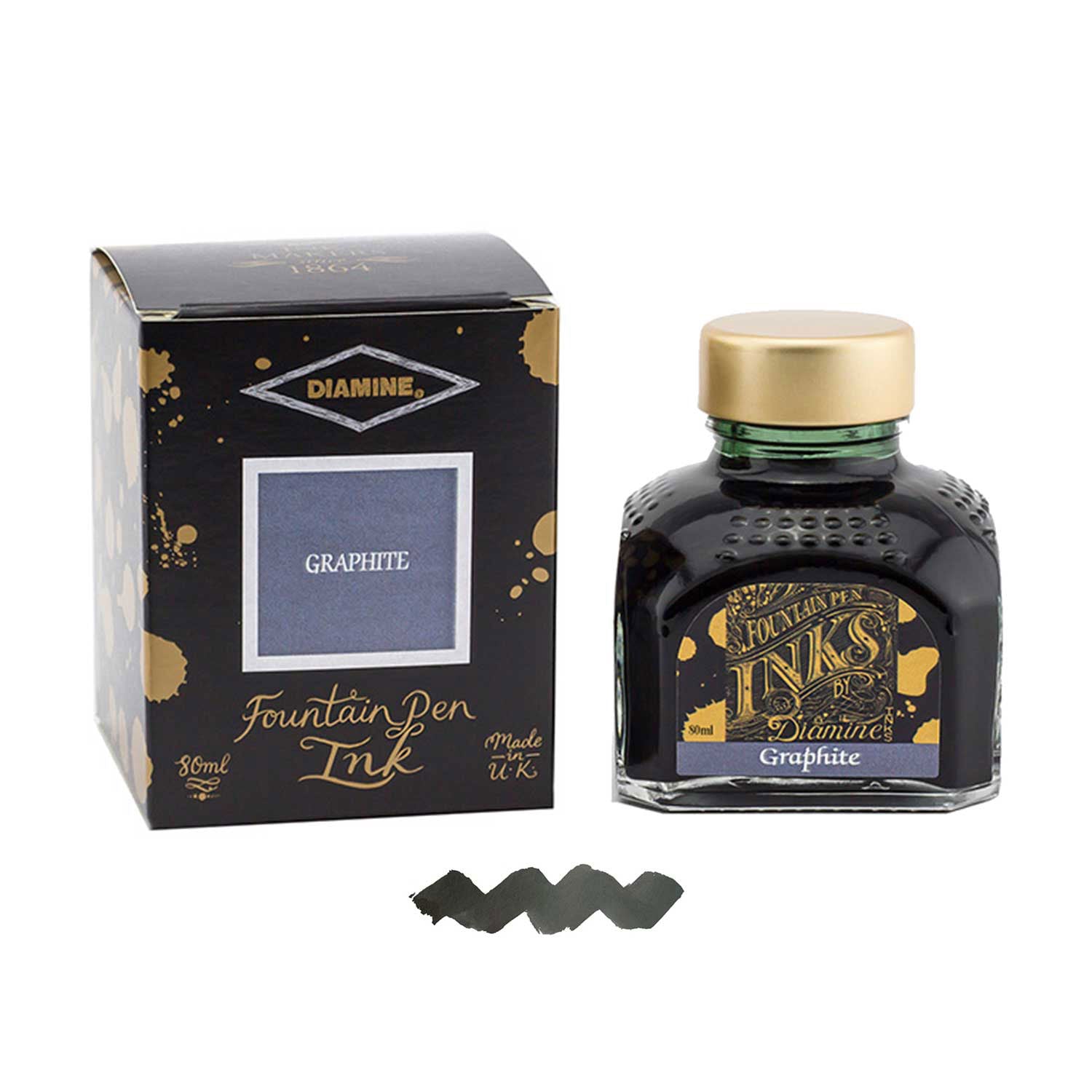 Diamine Graphite Ink - 80ml | Shop Online at Makoba | Diamine