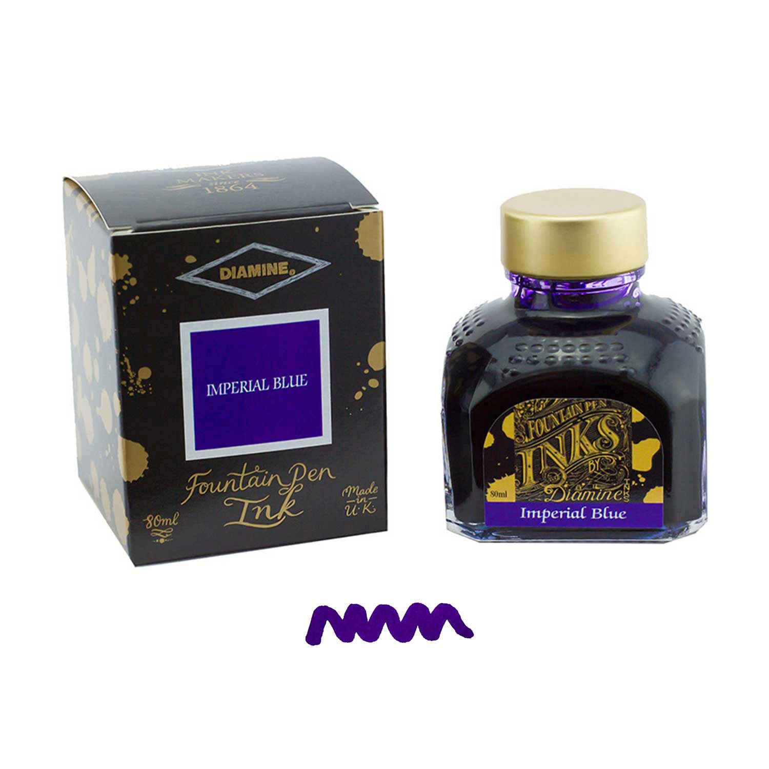 Diamine Imperial Blue Ink - 80ml | Shop Online at Makoba | Diamine