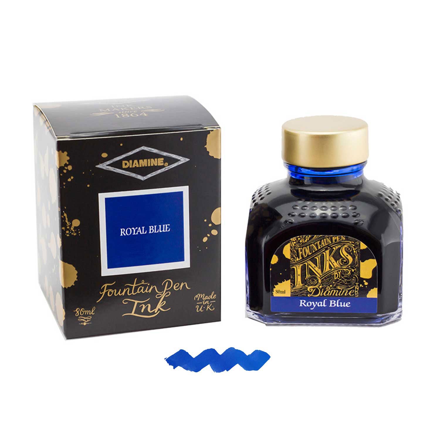 Diamine Royal Blue Ink - 80ml | Shop Online at Makoba | Diamine