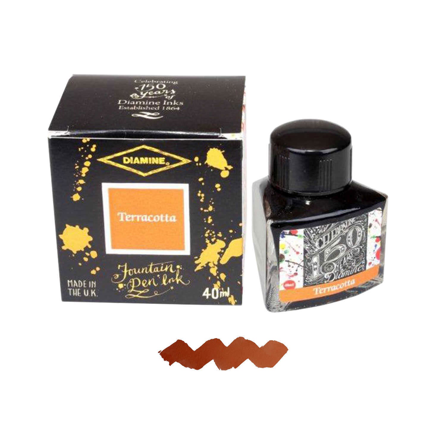 Diamine 150th Anniversary Terracotta Ink|Buy Online at Makoba |Diamine