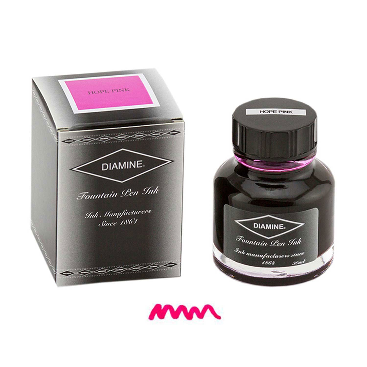 Diamine Hope Pink Ink - 30ml | Shop Online at Makoba | Diamine