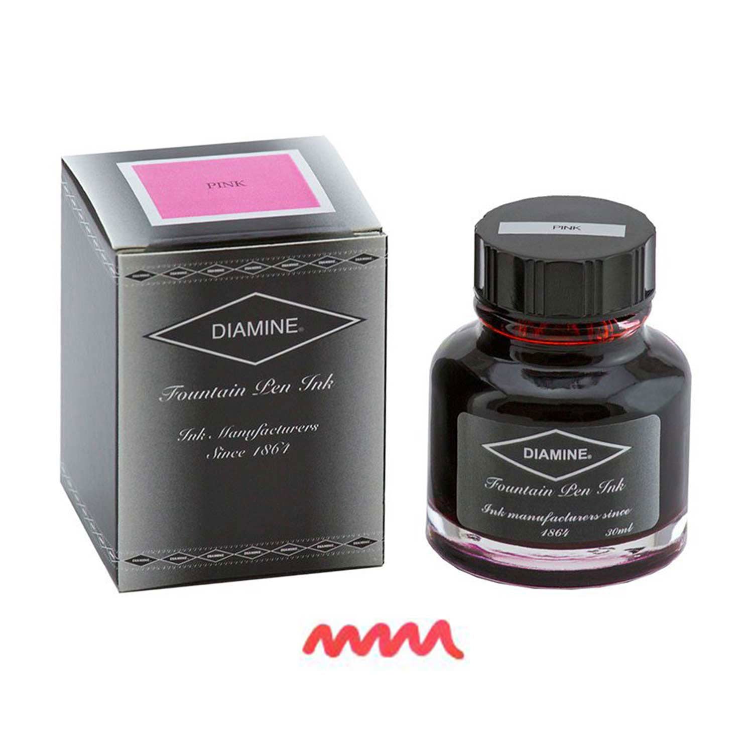 Diamine Pink Ink - 30ml | Shop Online at Makoba | Diamine