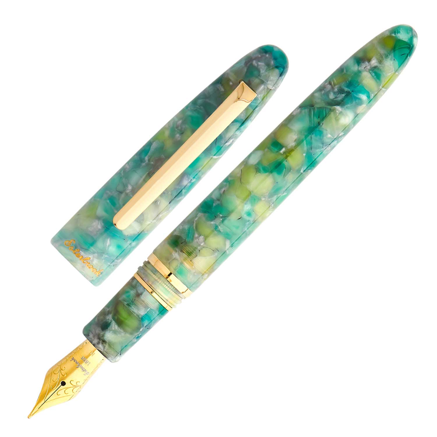 Esterbrook Estie Regular Fountain Pen - Sea Glass GT – Makoba