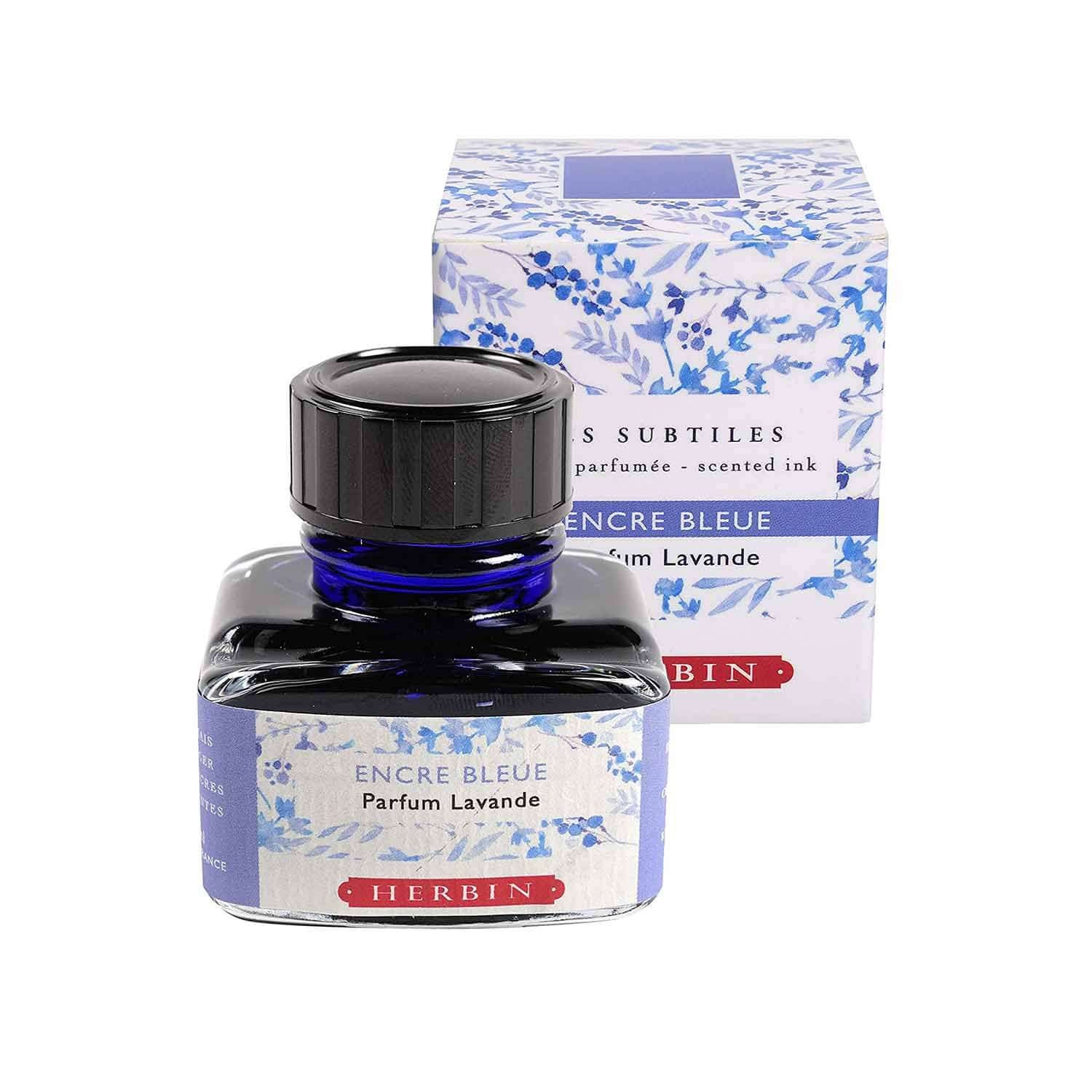 J. Herbin Scented Encre Bleue Ink Bottle, Blue - 30ml – Makoba