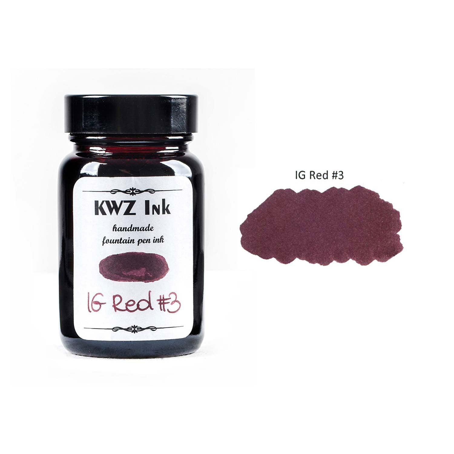 Buy KWZ Iron Gall Red #3 Ink | KWZ Iron Gall Inks Online | Makoba