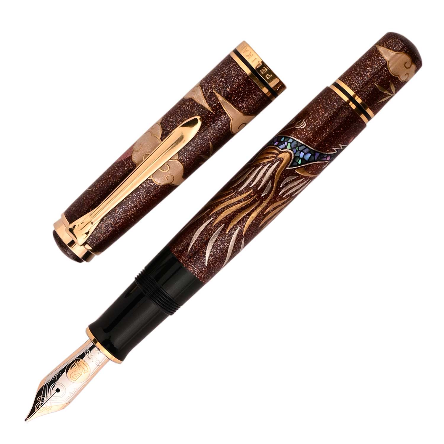 Pelikan Maki-E Phoenix Fountain Pen | Shop Online at Makoba | Pelikan