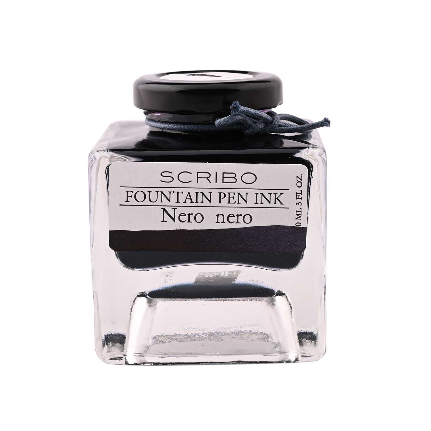 Scribo Nero Ink Bottle, Black - 90ml – Makoba